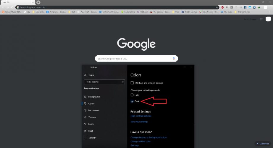 Hướng dẫn bật Dark Mode cho Chrome trên Windows 10 | migovi