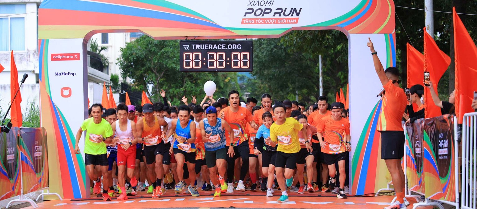 Giải chạy Xiaomi POP Run 2024 thu hút hơn 1000 người tham gia | migovi