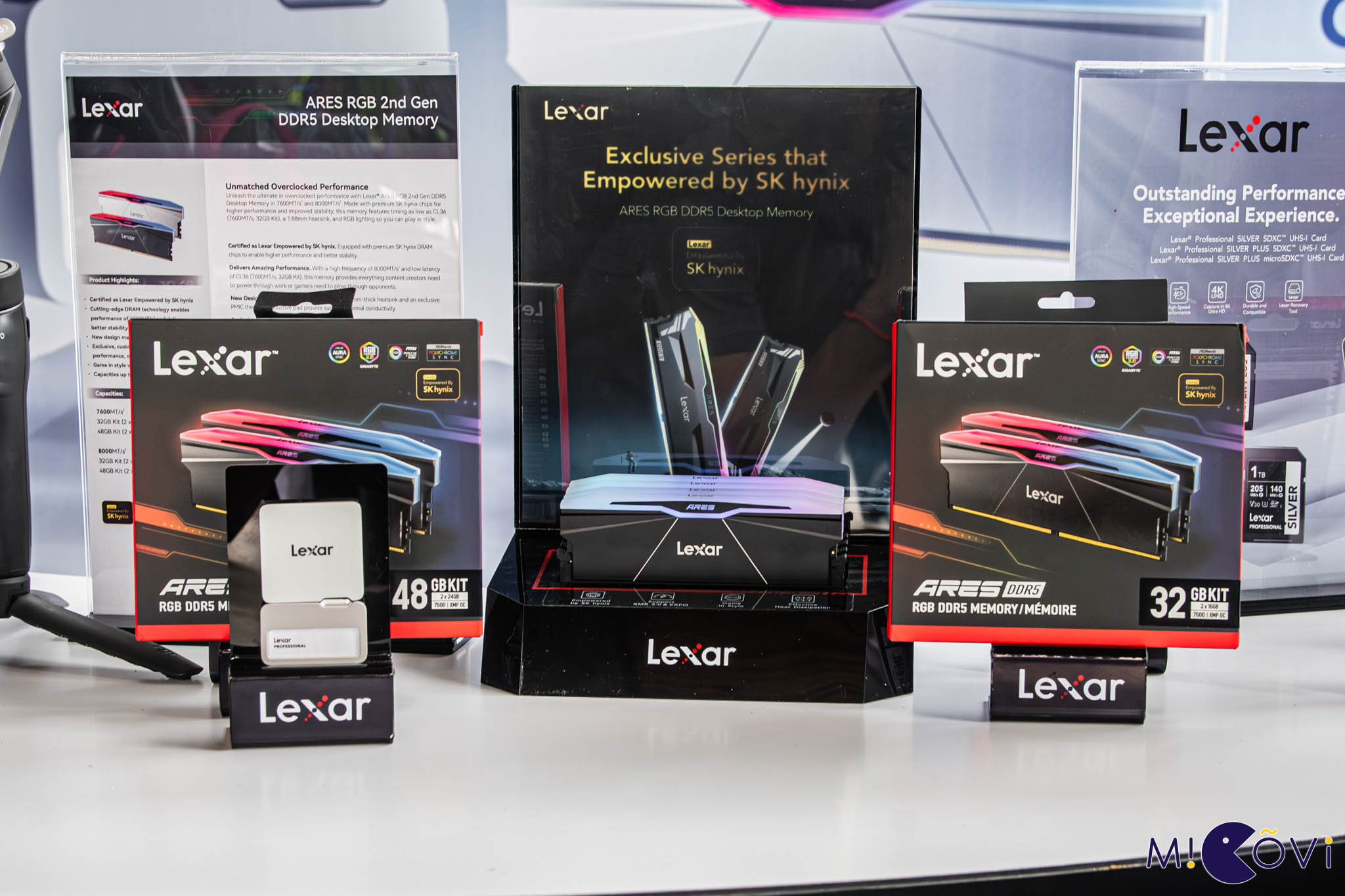 Lexar ra mắt Go Portable SSD with Hub và ARES RGB 2nd Gen DDR5 | migovi