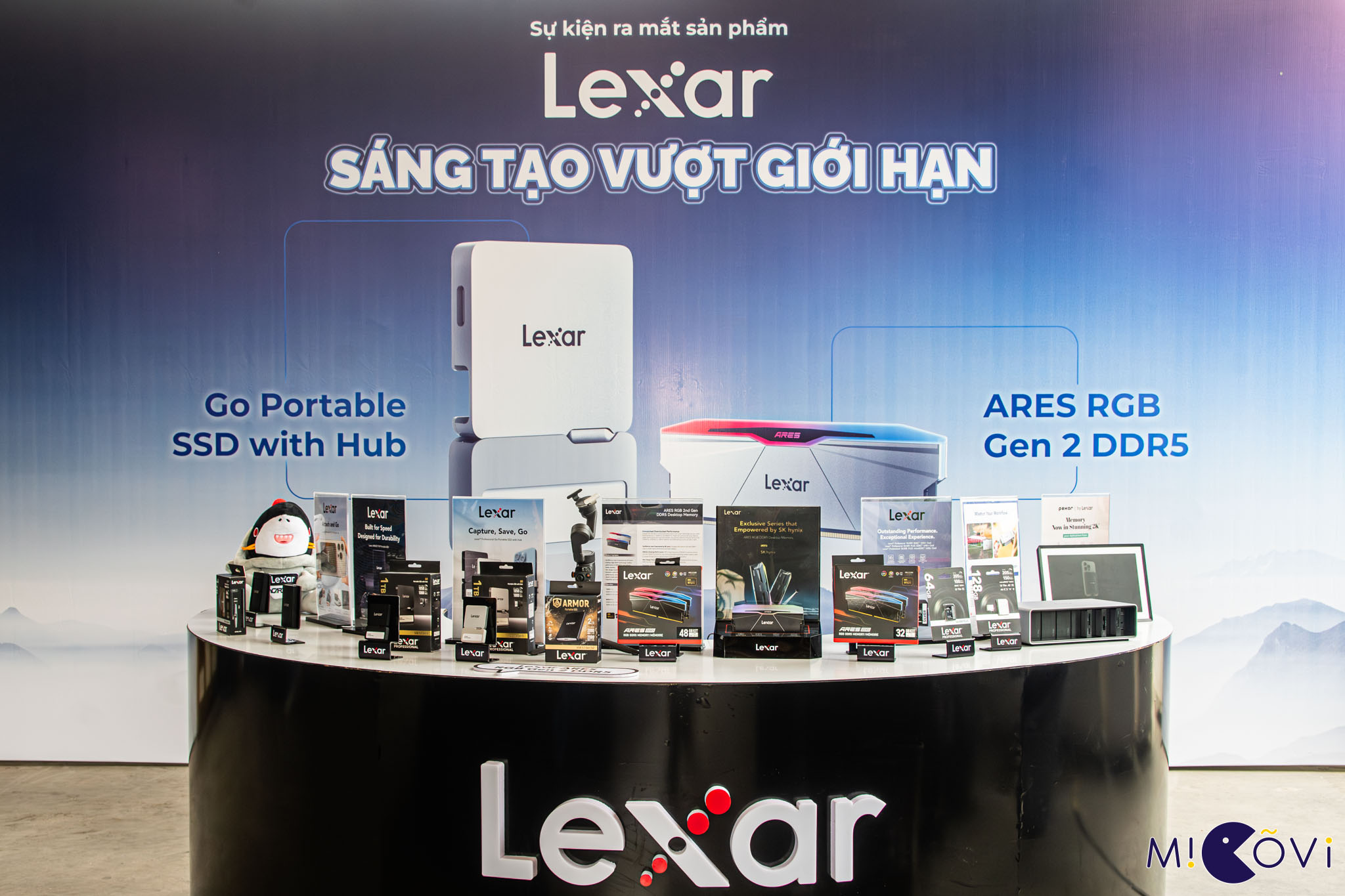 Lexar ra mắt Go Portable SSD with Hub và ARES RGB 2nd Gen DDR5 | migovi
