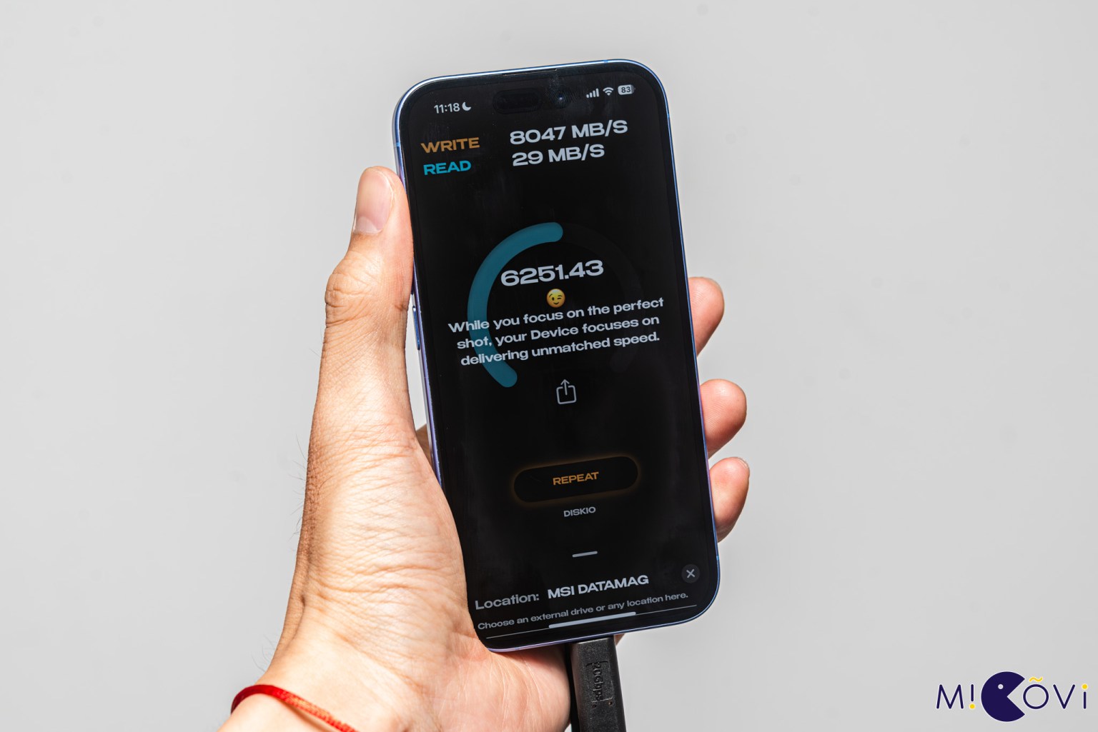 Đánh giá MSI DATAMAG 20Gbps 1 TB – SSD di động có nam châm | migovi