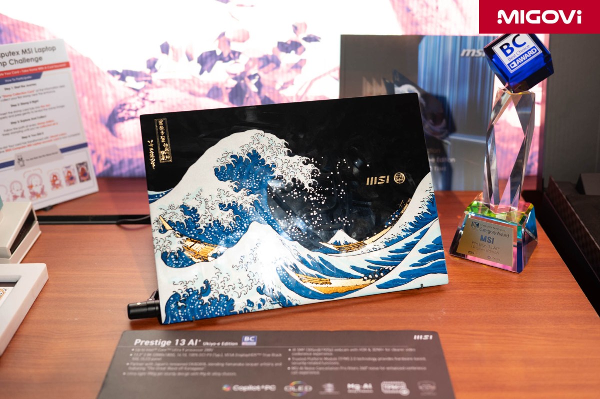 MSI nổi bật với laptop sơn mài, Prestige kết hợp cùng Mercedes | migovi