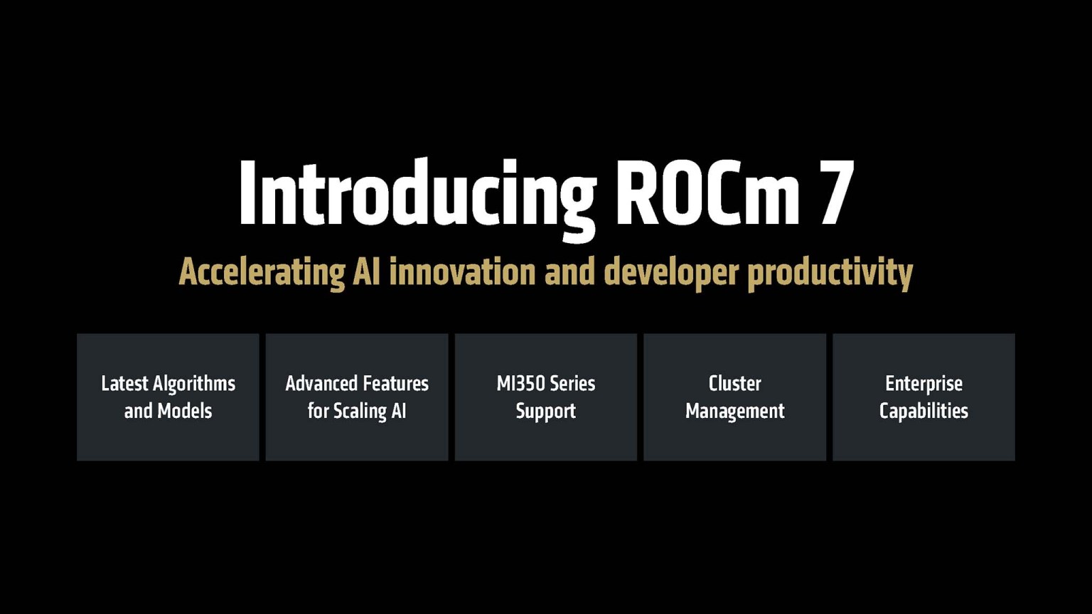 AMD 推进 AI 2025：ROCm 7 – 利用 AI 创新 | migovi