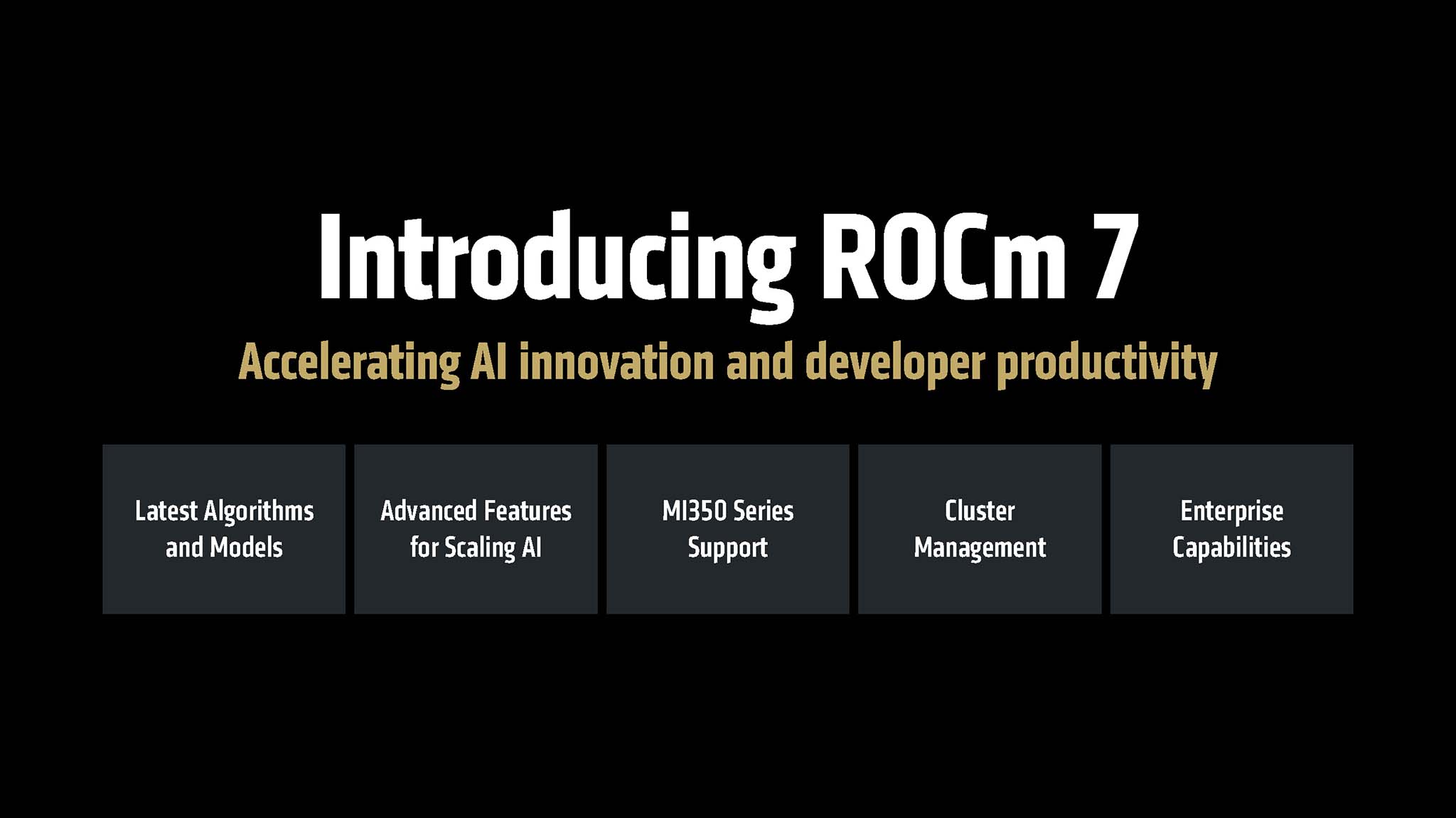 AMD 推进 AI 2025：ROCm 7 – 利用 AI 创新 | migovi