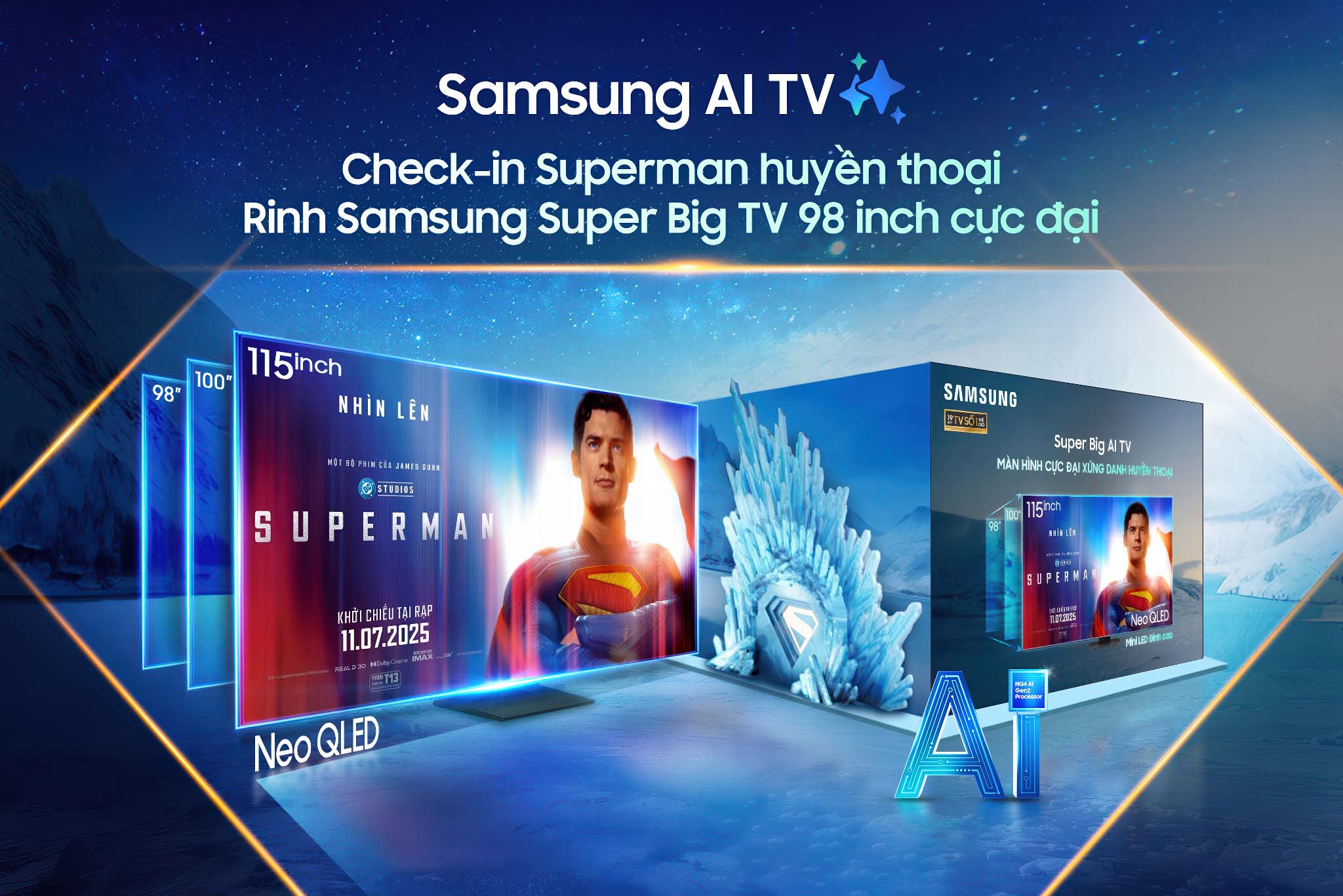 Samsung hợp tác cùng DC Studios quảng bá phim “Superman” | migovi