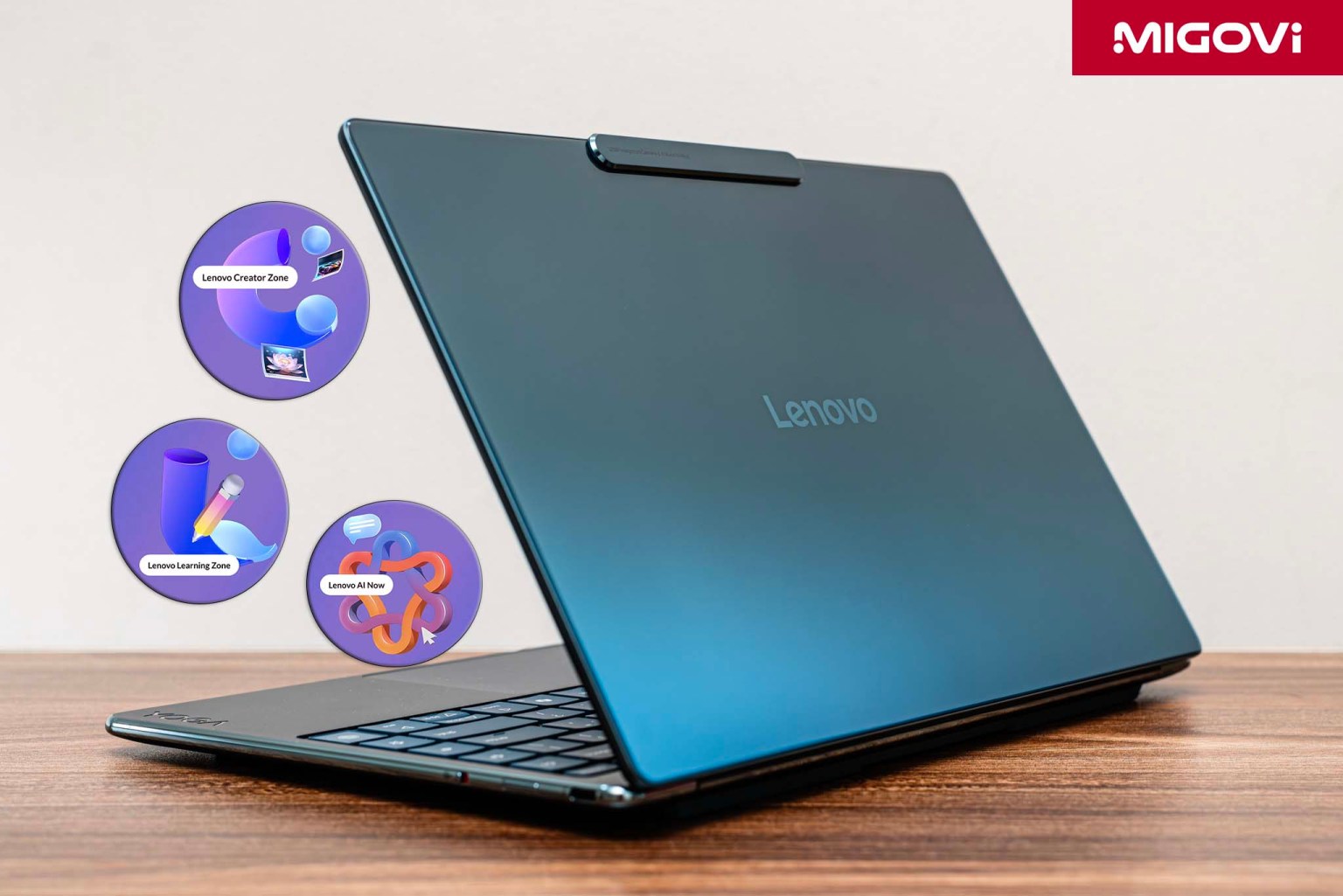 Lenovo AI Now, Creator Zone and Learning Zone sofware review | migovi