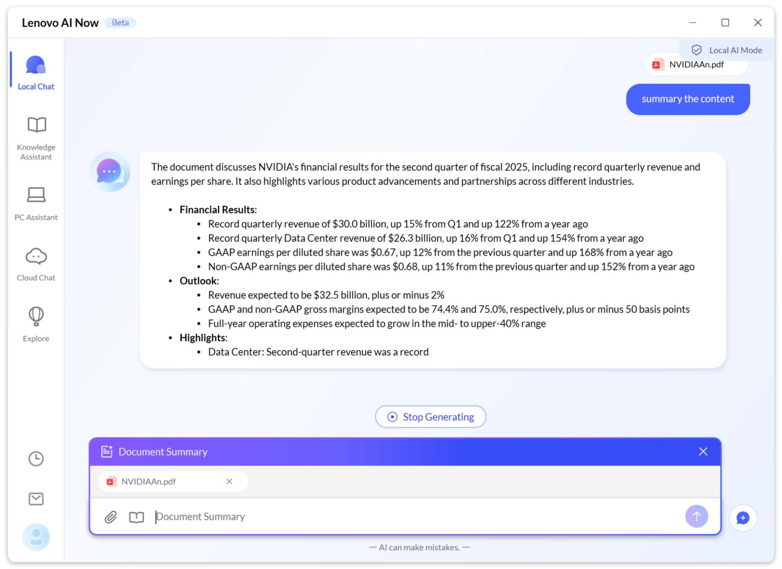 Lenovo AI Now, Creator Zone and Learning Zone sofware review | migovi